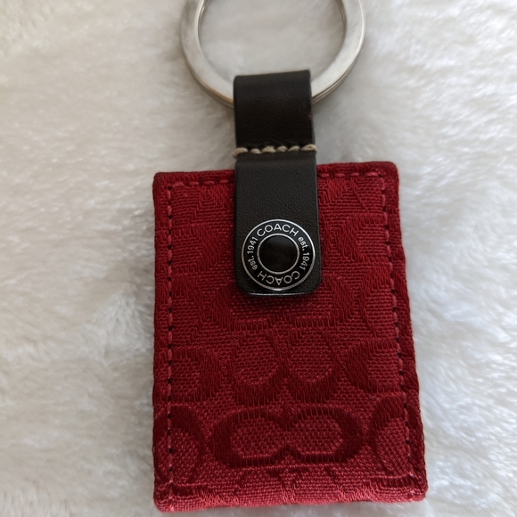 Coach | Accessories | Coach Signature Photo Keyringbag Charm | Poshmark